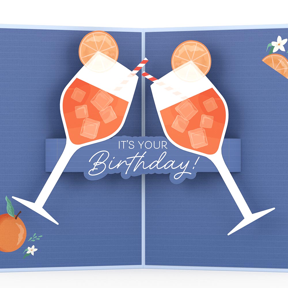 Oh Spritz! Birthday Pop-Up Card – Lovepop
