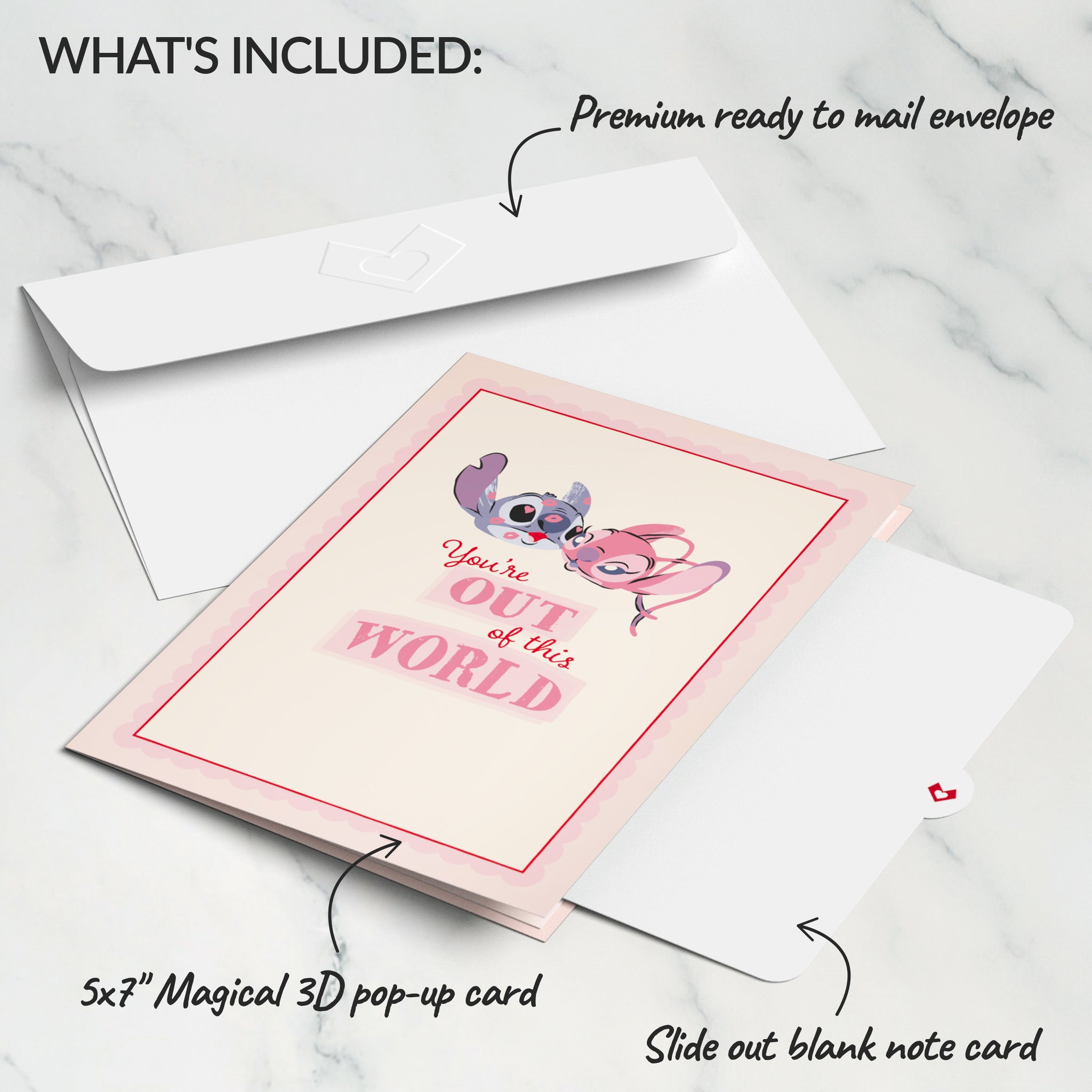 Disney's Stitch & Angel You’re Out Of This World Pop-Up Card – Lovepop