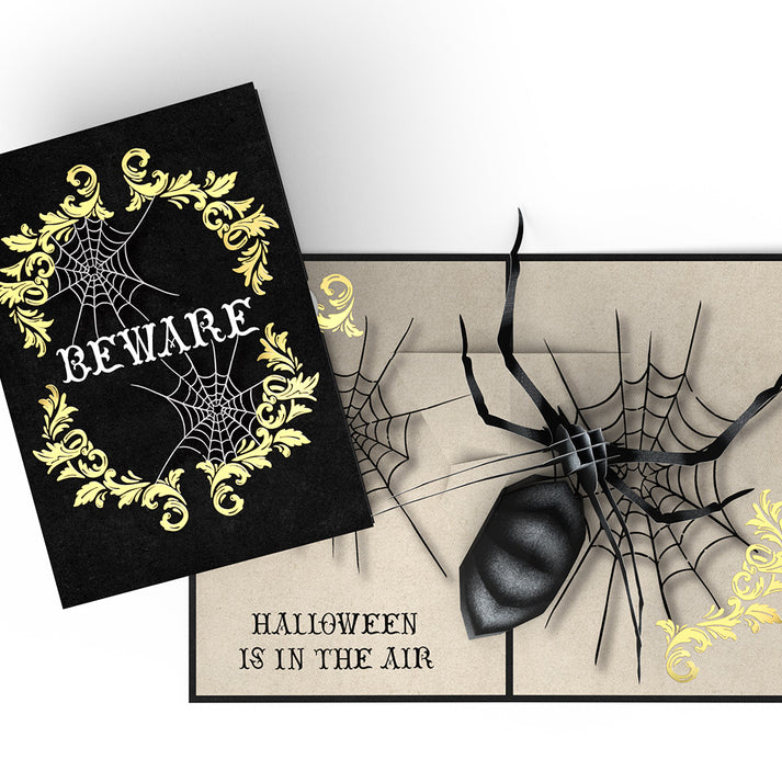 Beware Halloween Spider Pop-Up Card – Lovepop