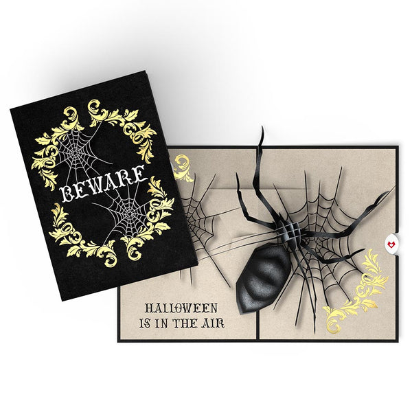 Beware Halloween Spider Pop-Up Card – Lovepop