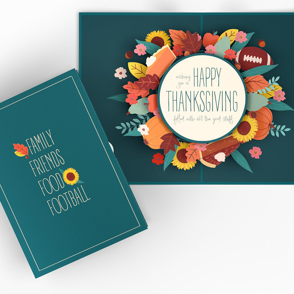All the Good Stuff Thanksgiving Pop-Up Card – Lovepop