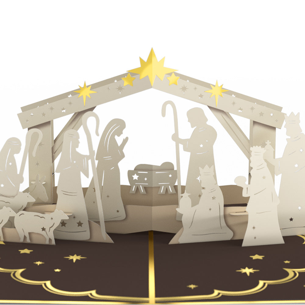 Elegant Nativity Pop-Up Card – Lovepop