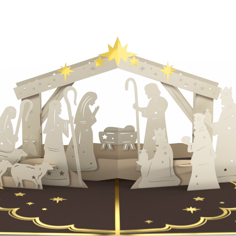 Elegant Nativity Pop-Up Card – Lovepop