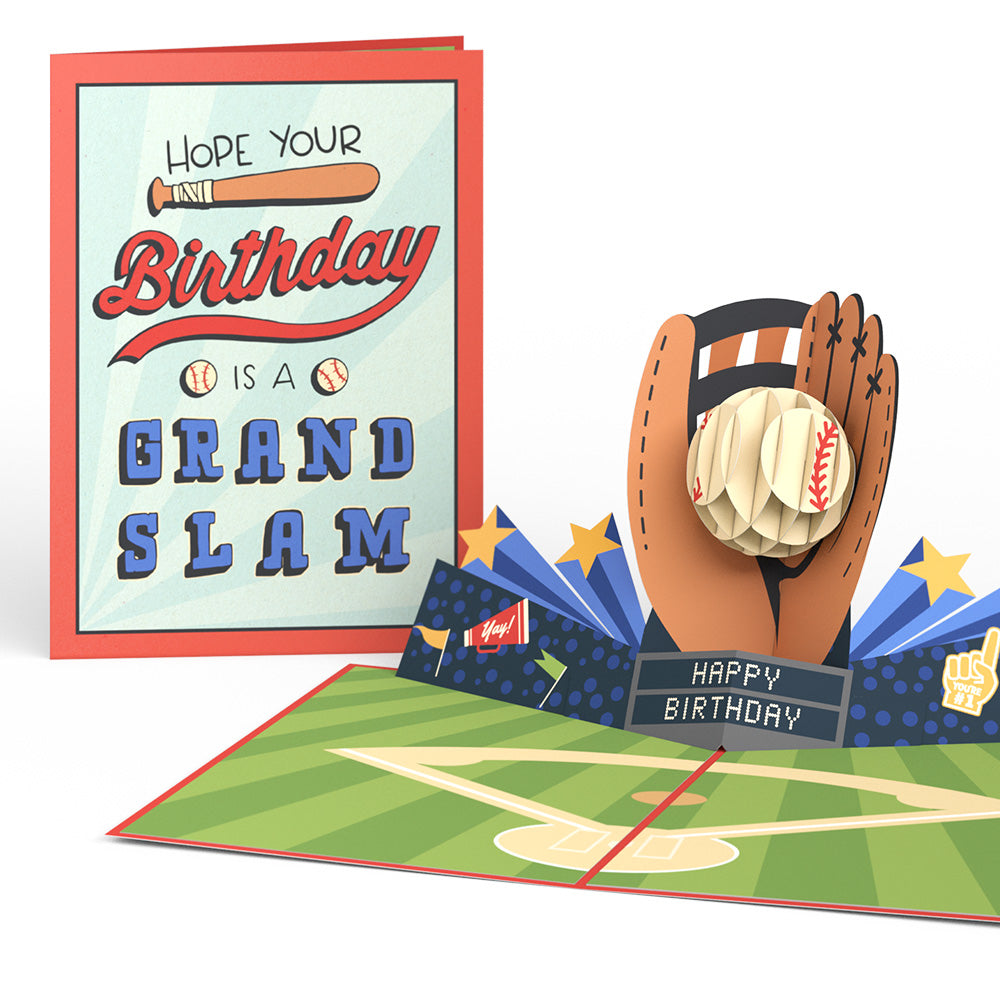 Grand Slam Birthday Baseball Pop-Up Card – Lovepop