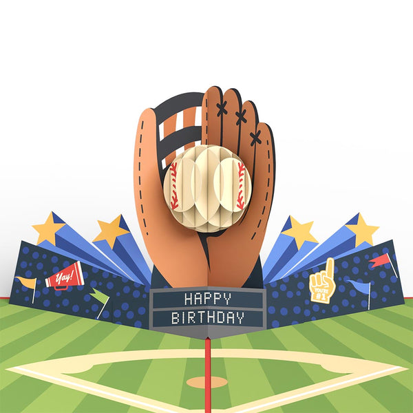 Grand Slam Birthday Baseball Pop-Up Card – Lovepop