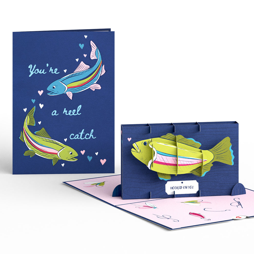 You’re a Reel Catch Fish Pop-Up Card – Lovepop