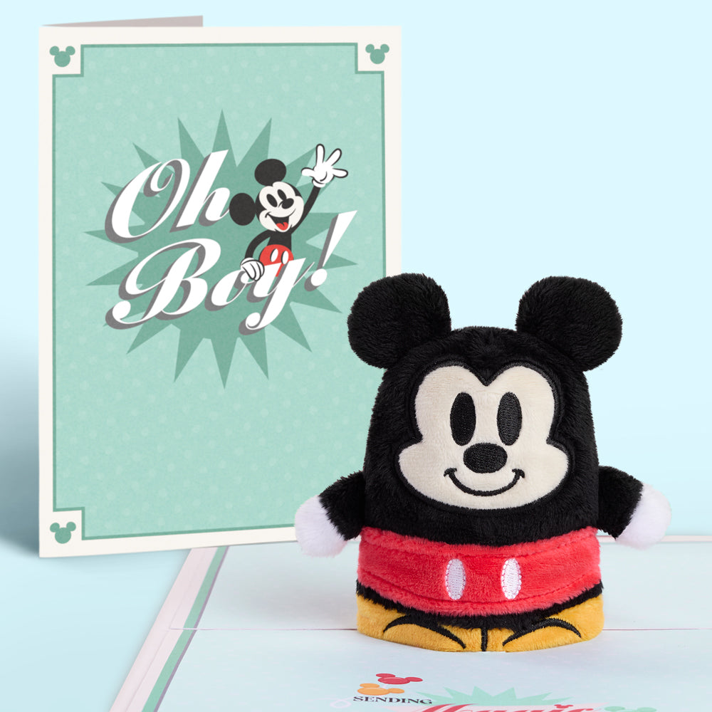 Disney's Mickey Mouse 'Oh Boy!' Plushpop Card – Lovepop