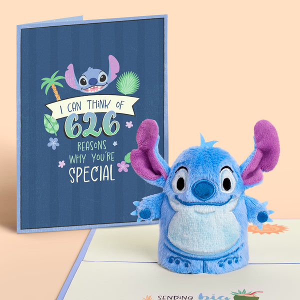Disney's Stitch '626 Reasons' Plushpop Card – Lovepop