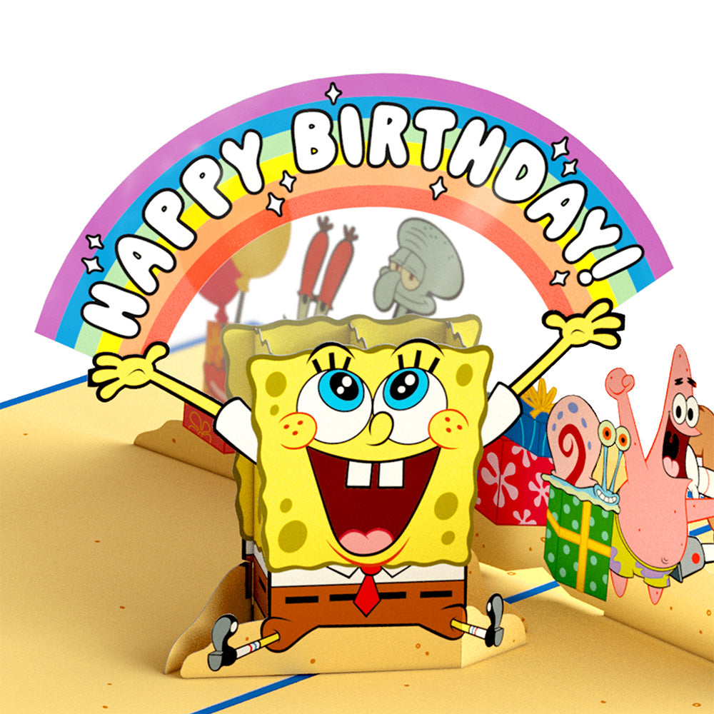 SpongeBob SquarePants Happy Birthday Pop-Up Card – Lovepop