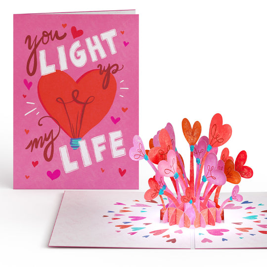 You Light Up My Life Light-Up Pop-Up Card – Lovepop