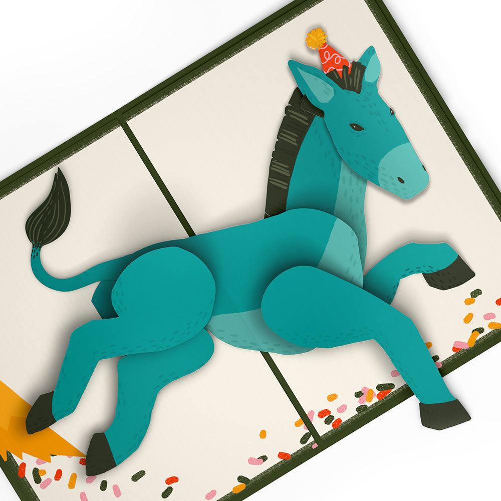 Kick Ass Birthday Pop-Up Card and 50th Kick It Up Sentiment Set – Lovepop