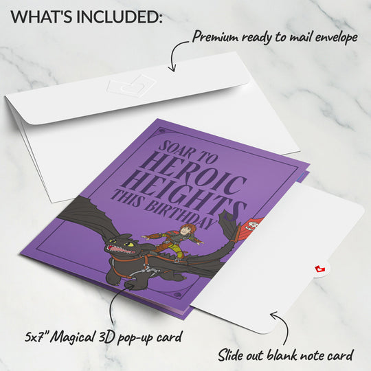 How to Train Your Dragon Heroic Heights Birthday Pop-Up Card – Lovepop