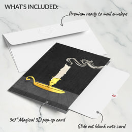 Halloween Candlelight Light-Up Pop-Up Card – Lovepop
