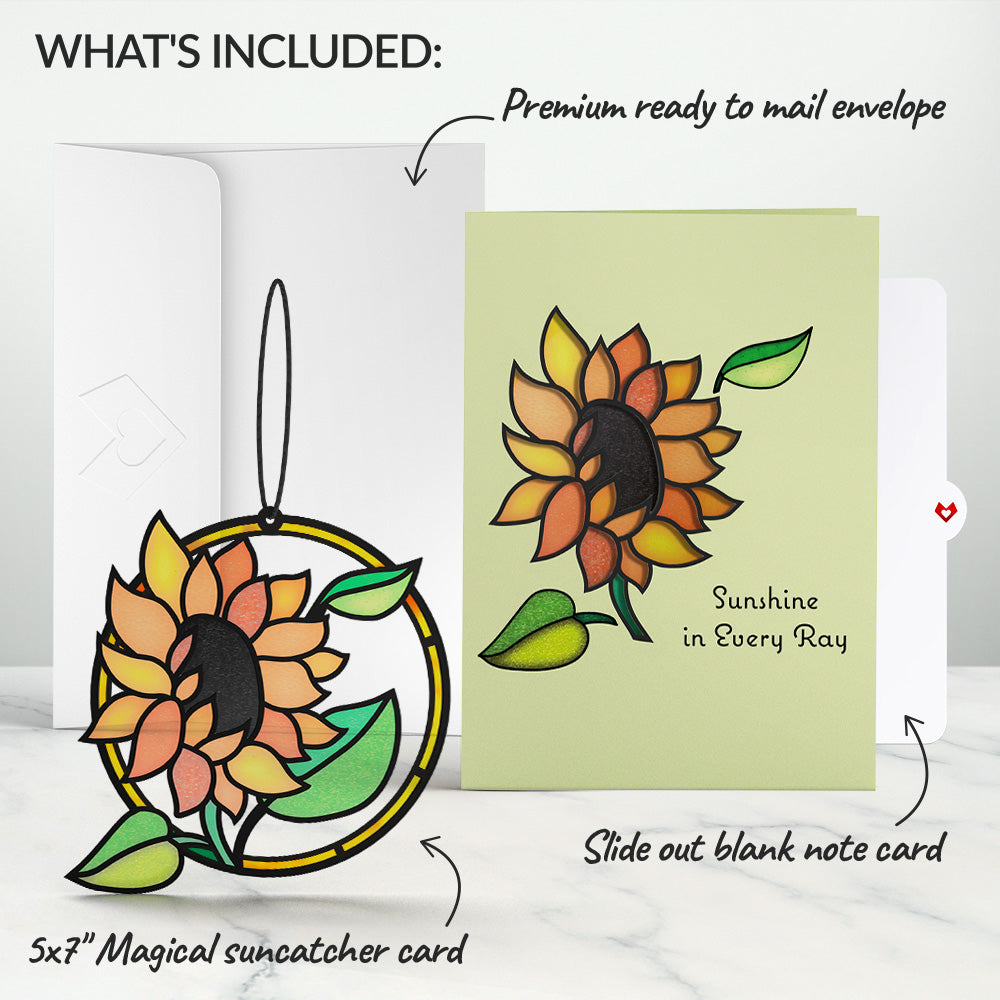 Sunshine in Every Ray Suncatcher Card – Lovepop
