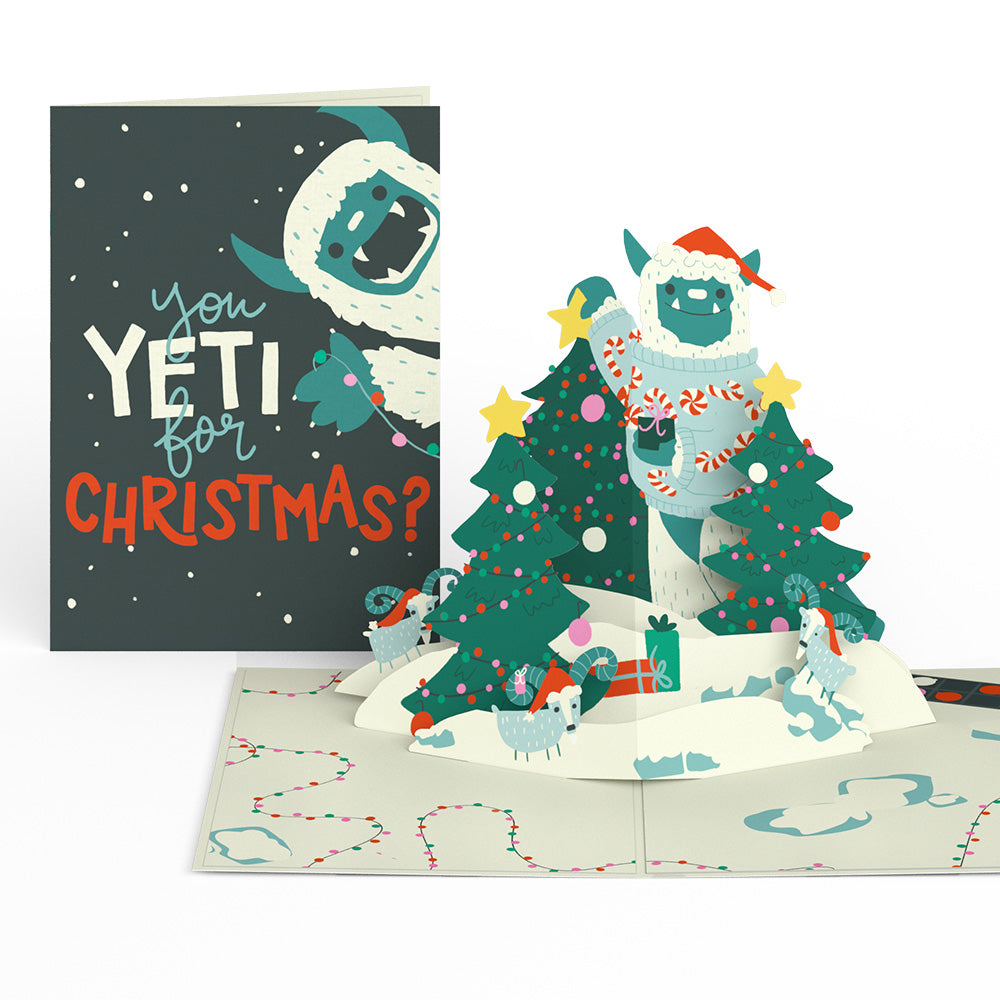 Yeti for Christmas Pop-Up Card – Lovepop