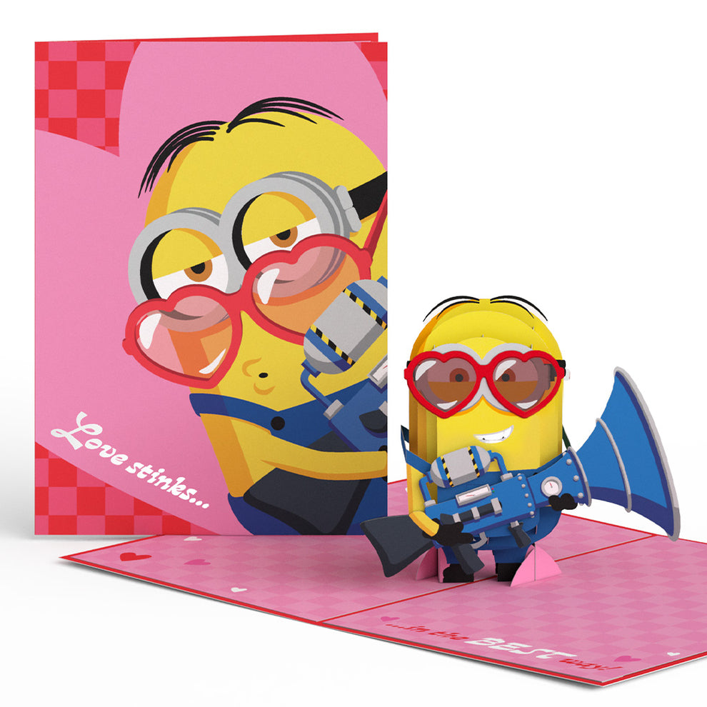 Minions Love Stinks Pop-Up Card – Lovepop