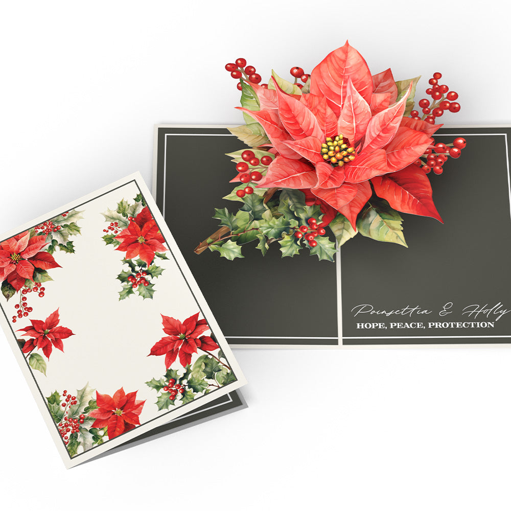 Born to Bloom: December Birth Month Flowers Pop-Up Card – Lovepop