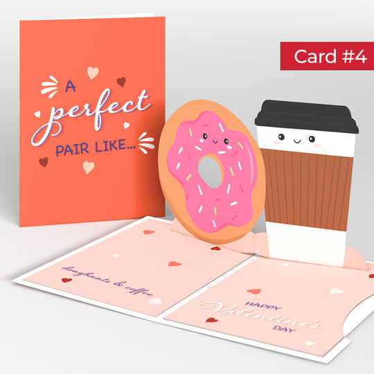 We Go Together Like... Valentine's Day 4-in-1 Nesting Card – Lovepop
