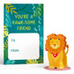 Valentine’s Day Safari Assorted Cards Kids Classroom 24-Pack – Lovepop