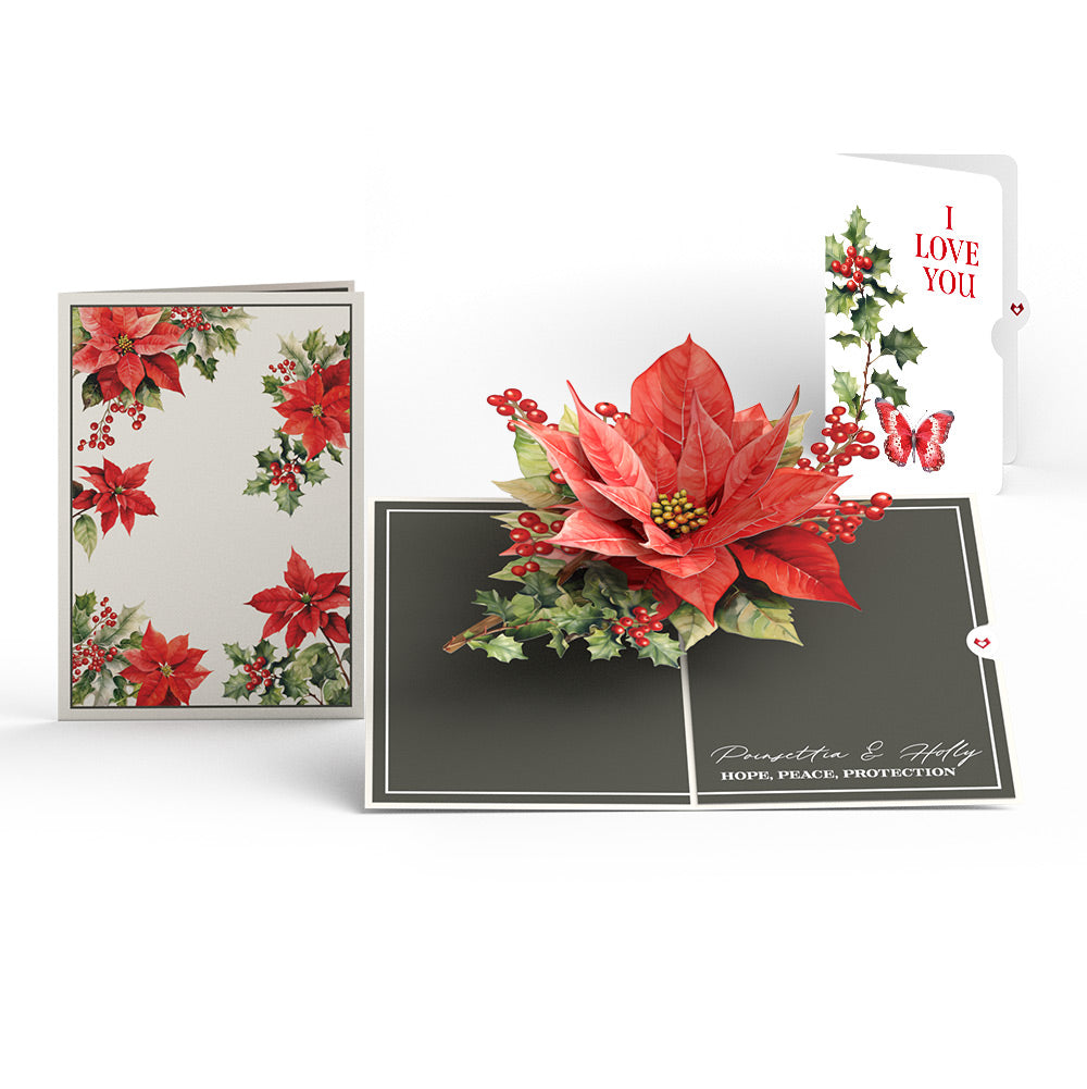 Born to Bloom: December Birth Month Flowers Love Pop-Up Card and Senti ...
