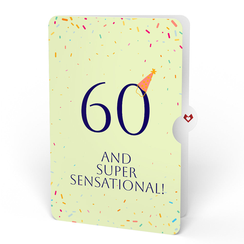 Wishing You a Happy 60th Birthday Music and Lights Pop-Up Card and Par ...