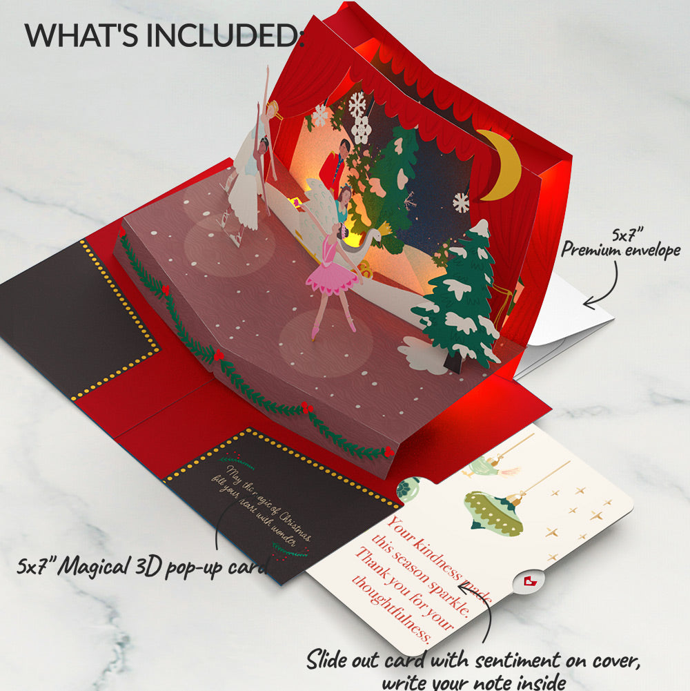 The Nutcracker Christmas Magic Music and Lights Pop-Up Card and Twinkl ...