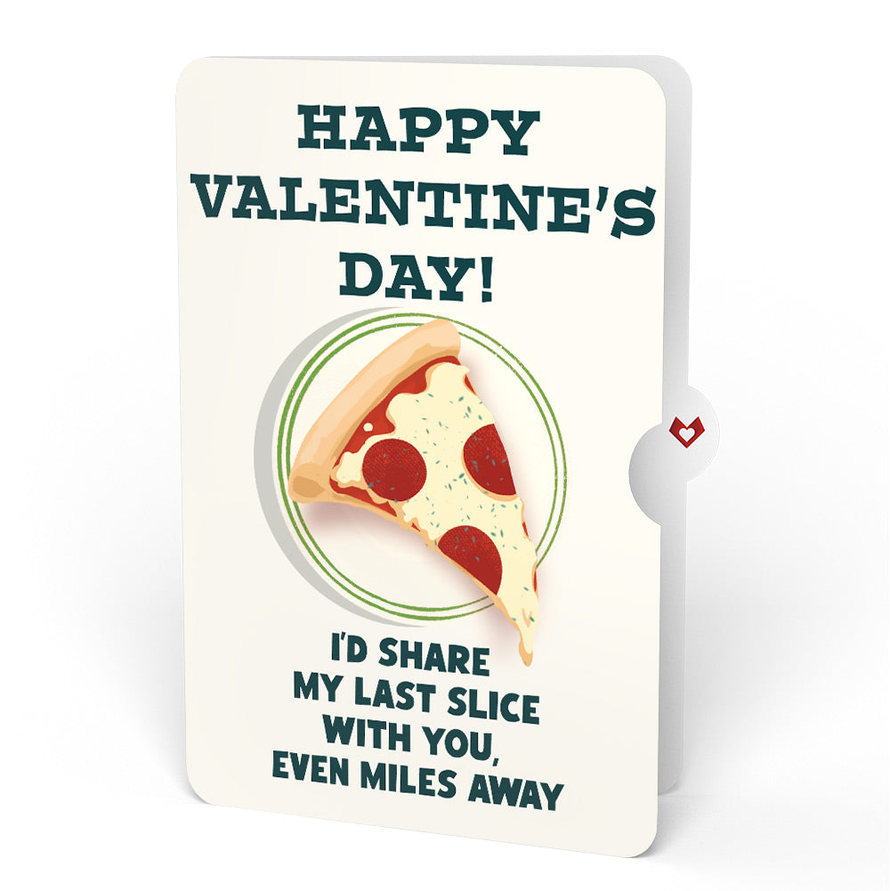 Pizza Love Valentine Pop-Up Card and Perfect Last Slice Sentiment Set ...