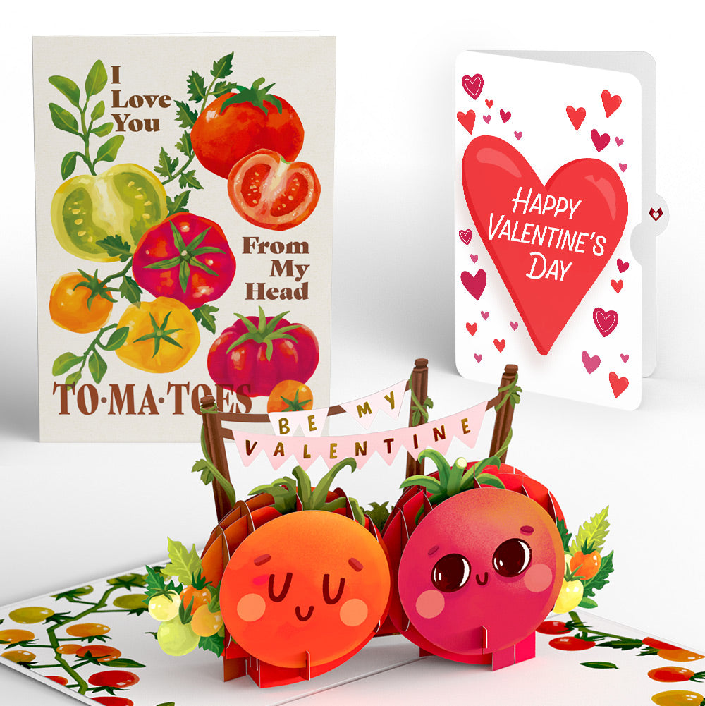 I Love You From Head To-Ma-Toes Valentine Pop-Up Card and Big Sweet He ...