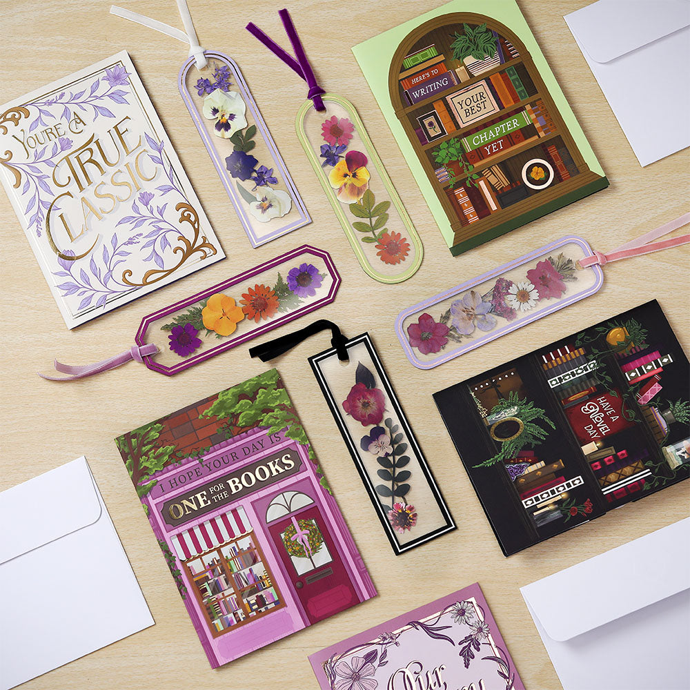 Petal Pressed™ Bookmark Card 5-Pack – Lovepop