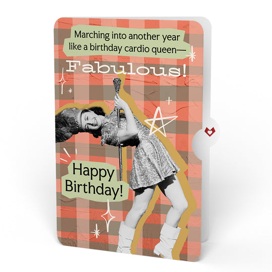 Horse Birthday Pop-Up Card and Cardio Queen Sentiment Set – Lovepop