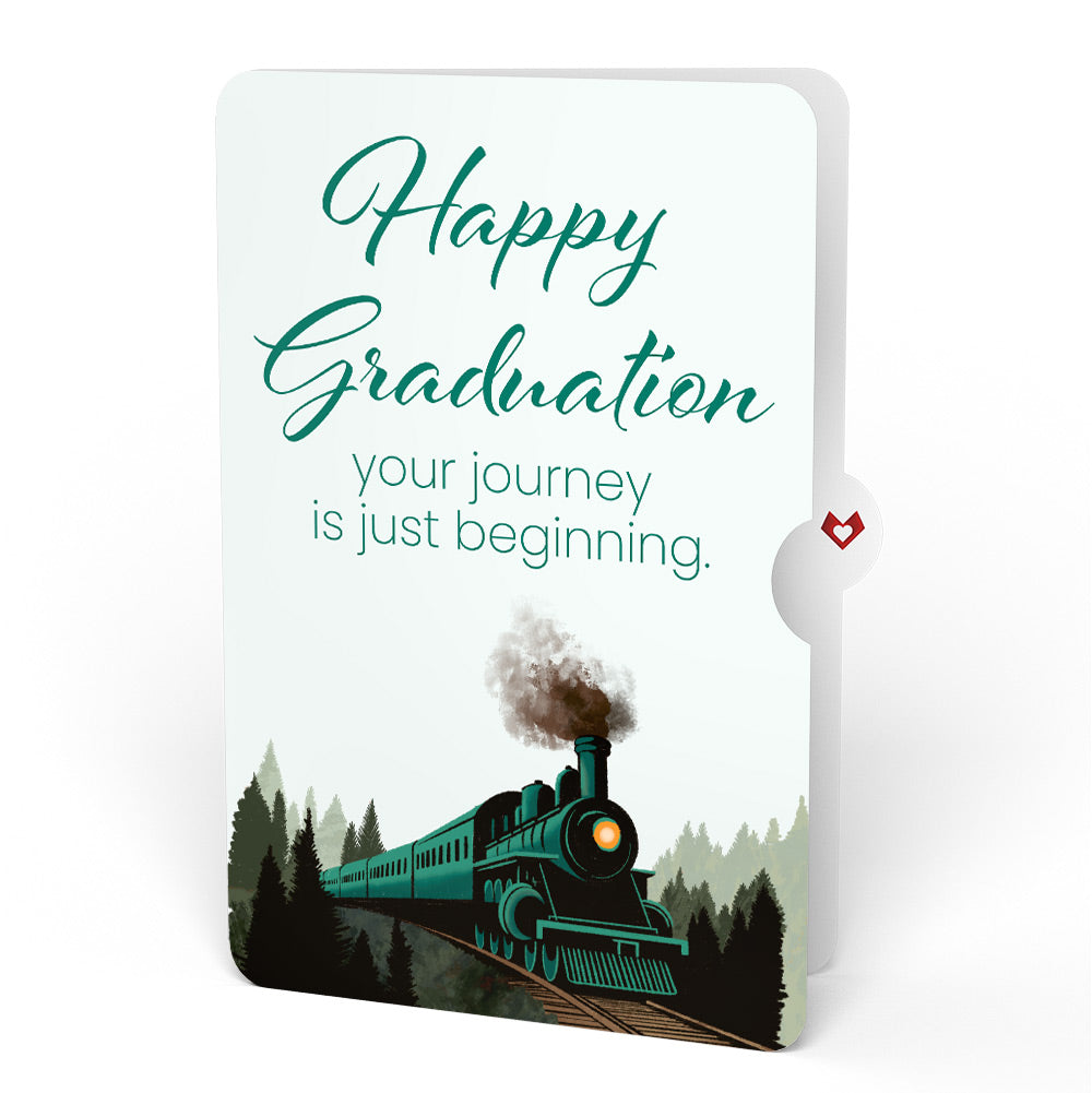 Classic Train Graduation Pop-Up Card and Sentiment Set – Lovepop