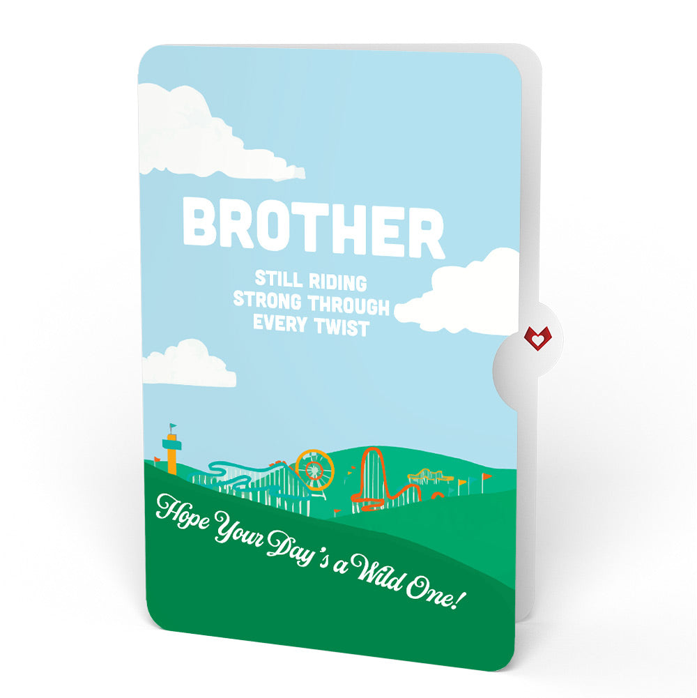 Over the Hill Birthday Pop-Up Card and Sentiment Set for Brother – Lovepop