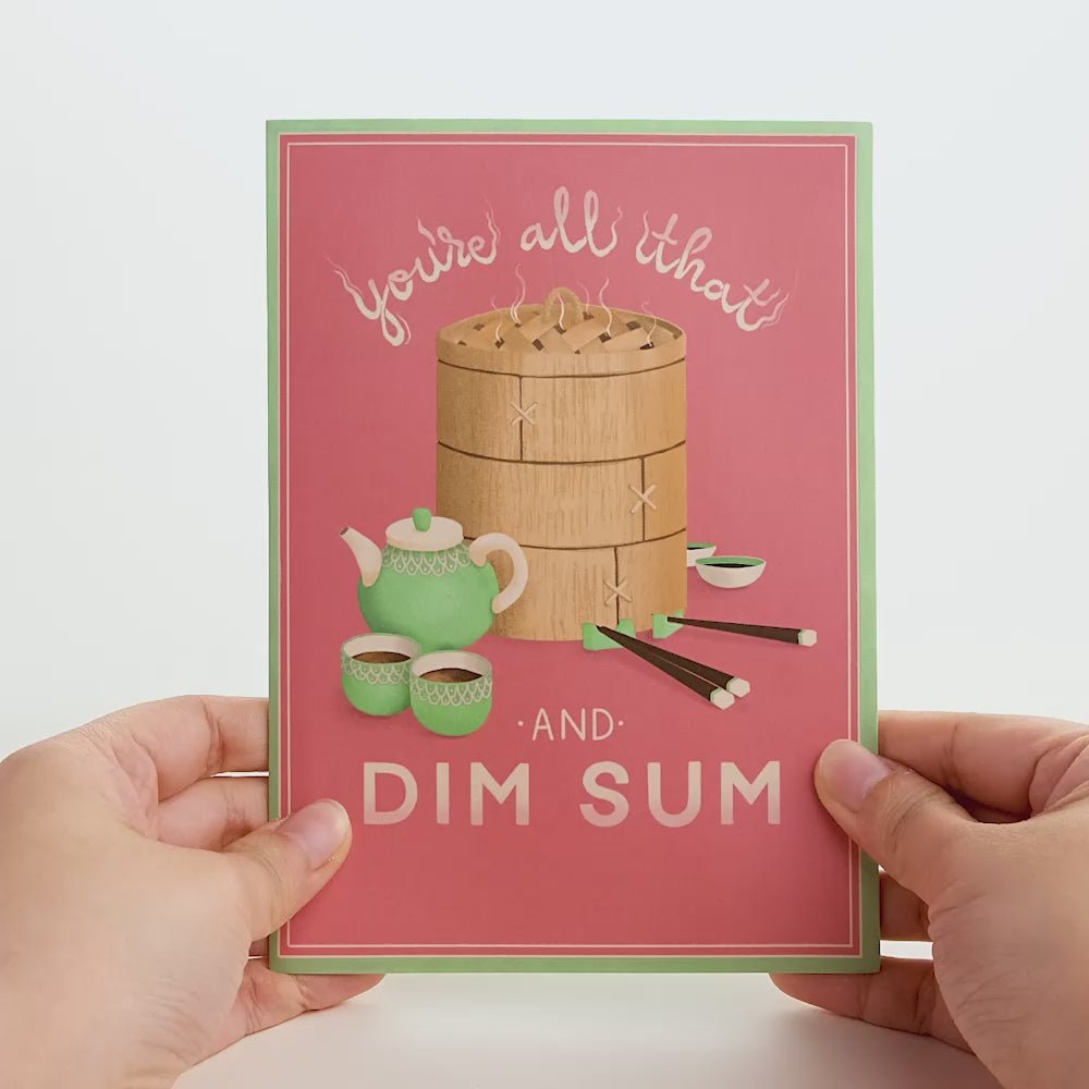 You're All That and Dim Sum Pop-Up Card – Lovepop