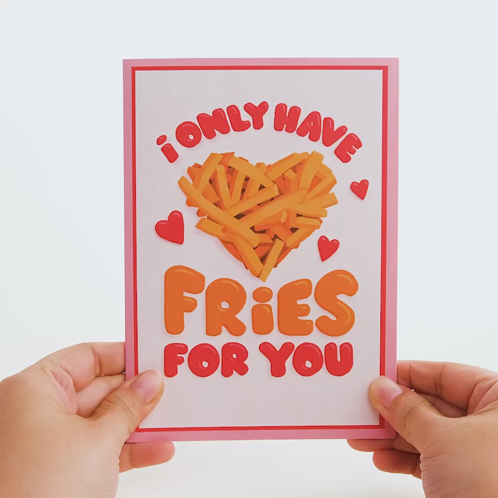 Only Have Fries for You Pop-Up Card – Lovepop