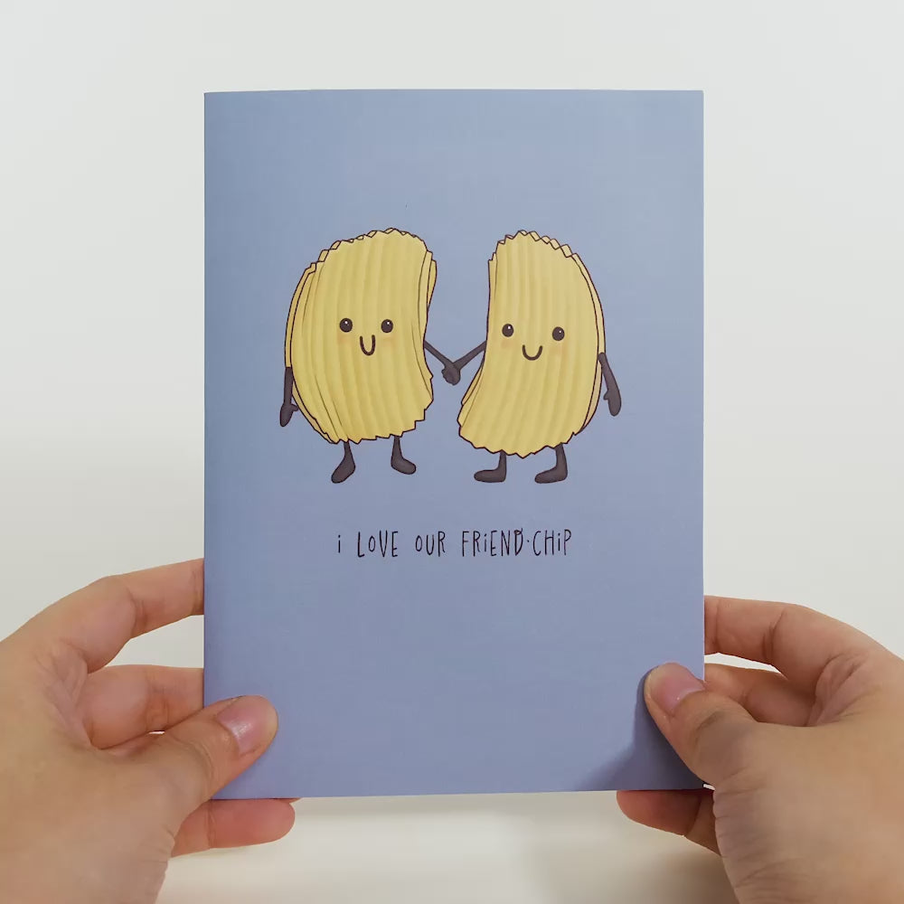 I Love Our Friend-Chip Pop-Up Card – Lovepop