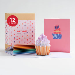 Paperpop Birthday Box Set (Assorted 12-Pack): Paperpop® Card – Lovepop
