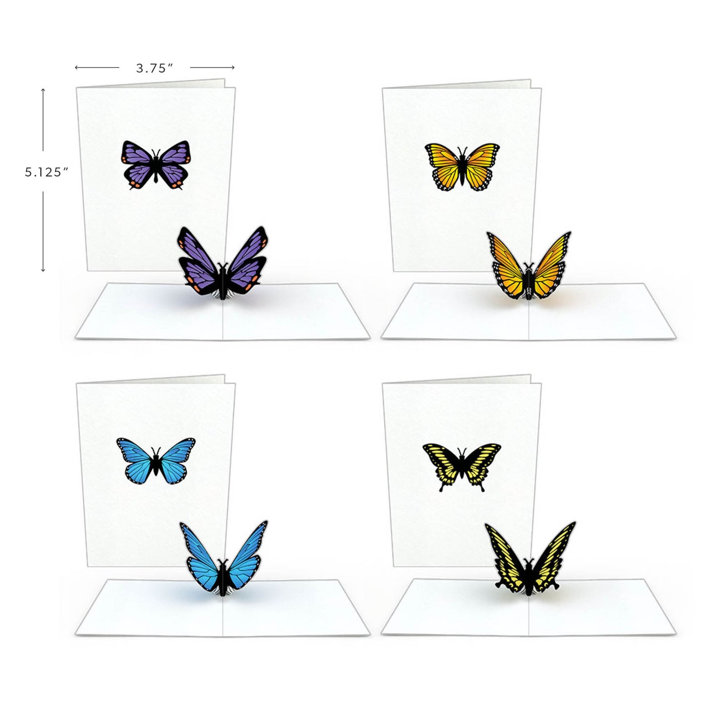 Butterfly Notecards (Assorted 4-Pack) – Lovepop