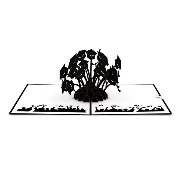 Graduation Hats Black Pop Up Graduation Card – Lovepop