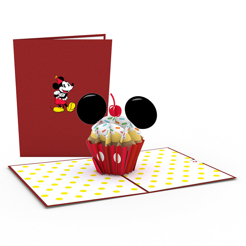 Disney's Mickey Mouse Birthday Cupcake Pop-Up Card – Lovepop