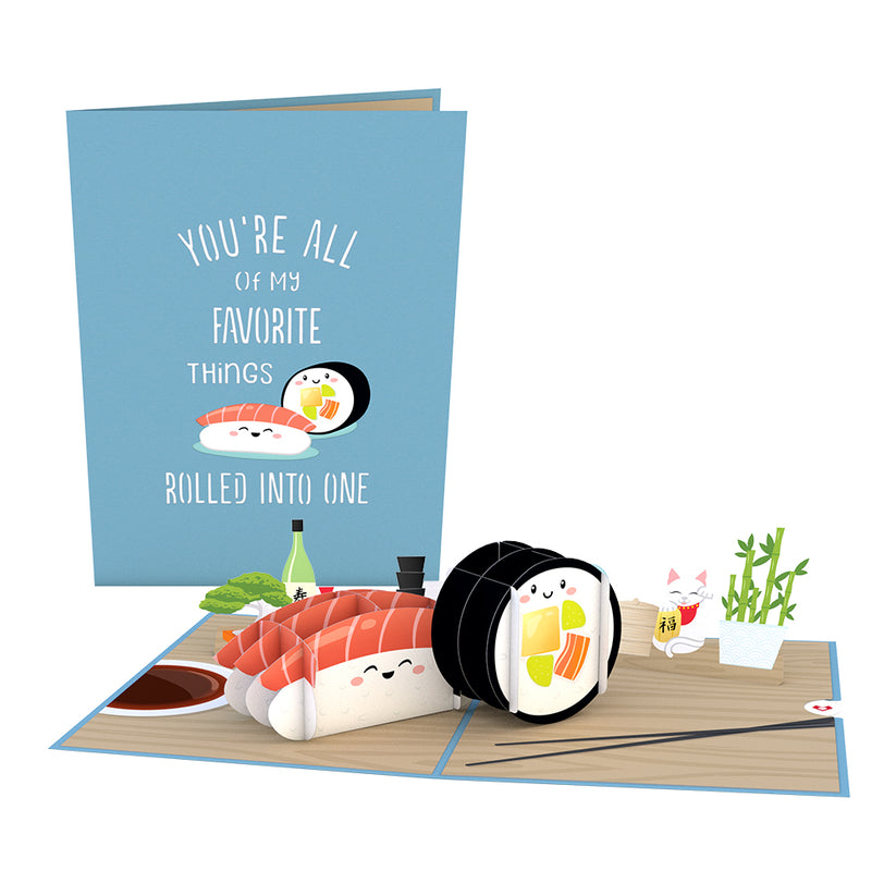 Sushi Pop-Up Card – Lovepop