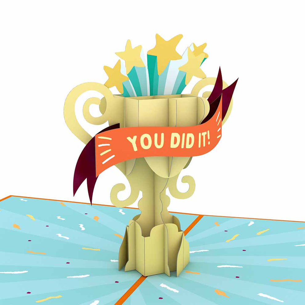 Congrats Trophy Pop-Up Card – Lovepop
