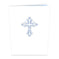 Blue Floral Cross Pop-Up Card – Lovepop