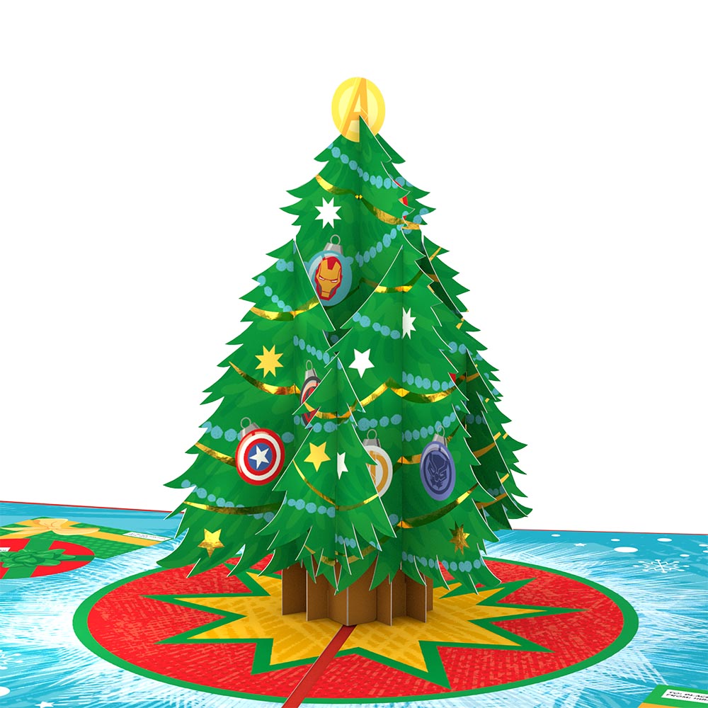 marvel tree decorations
