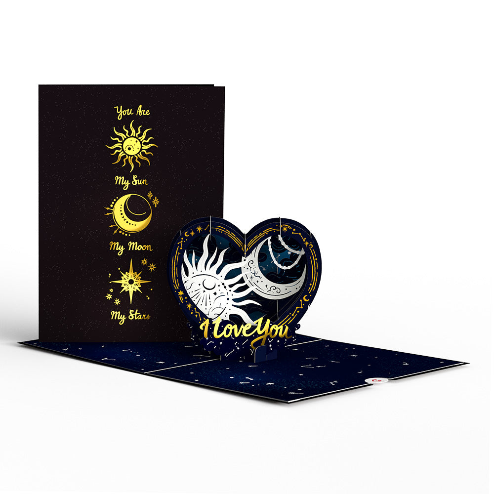 Celestial Valentine Card | Celestial Love Pop-Up Card | Lovepop