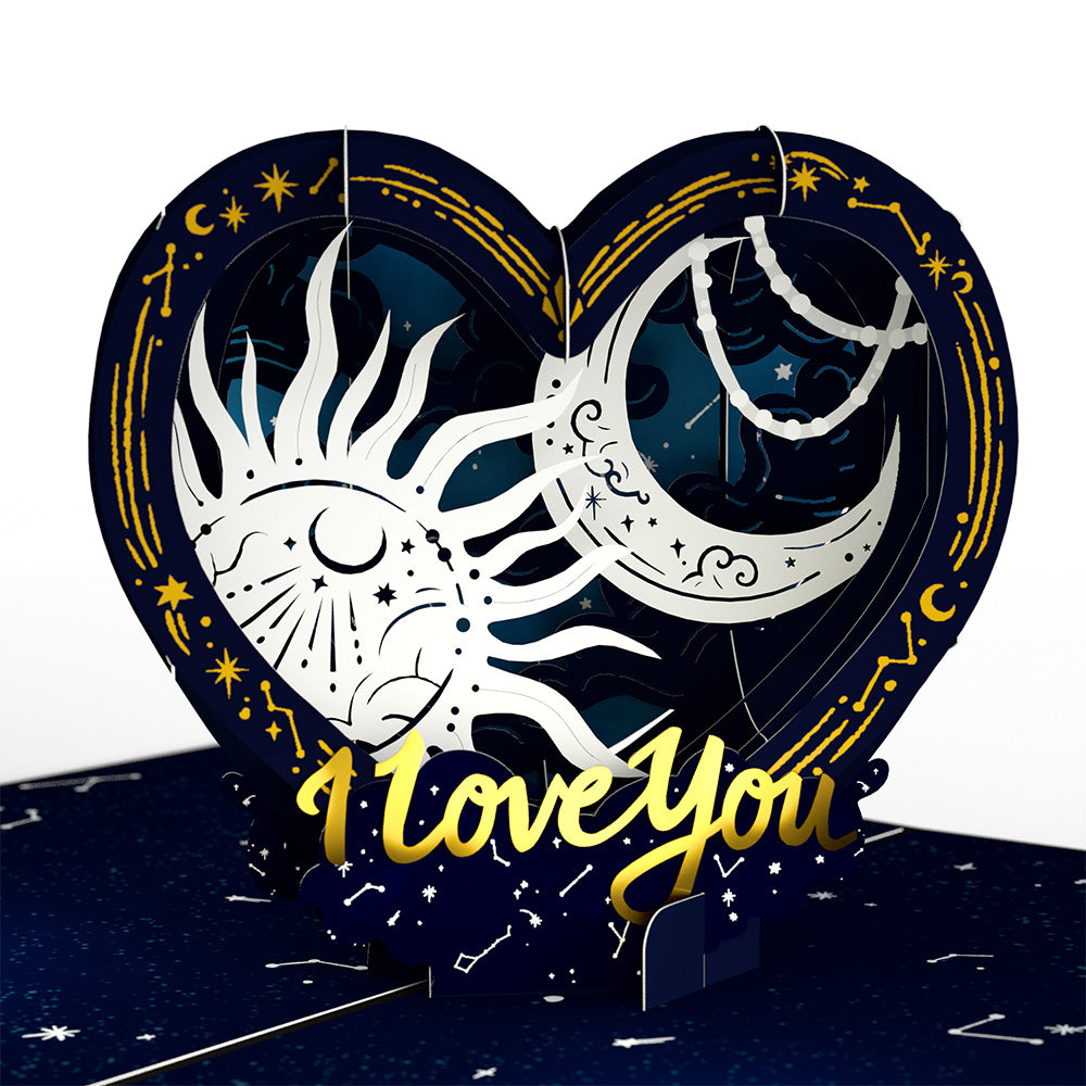 Celestial Valentine Card | Celestial Love Pop-Up Card | Lovepop