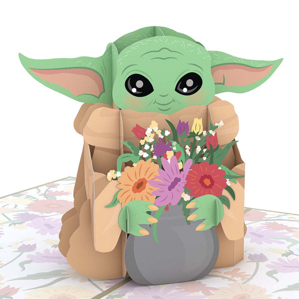 Grogu Mother's Day Card | Baby Yoda Mother's Day Card | Lovepop