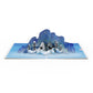 Winter Borealis Scene Pop Up Card | Winter Borealis Card | Lovepop