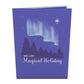 Winter Borealis Scene Pop Up Card | Winter Borealis Card | Lovepop