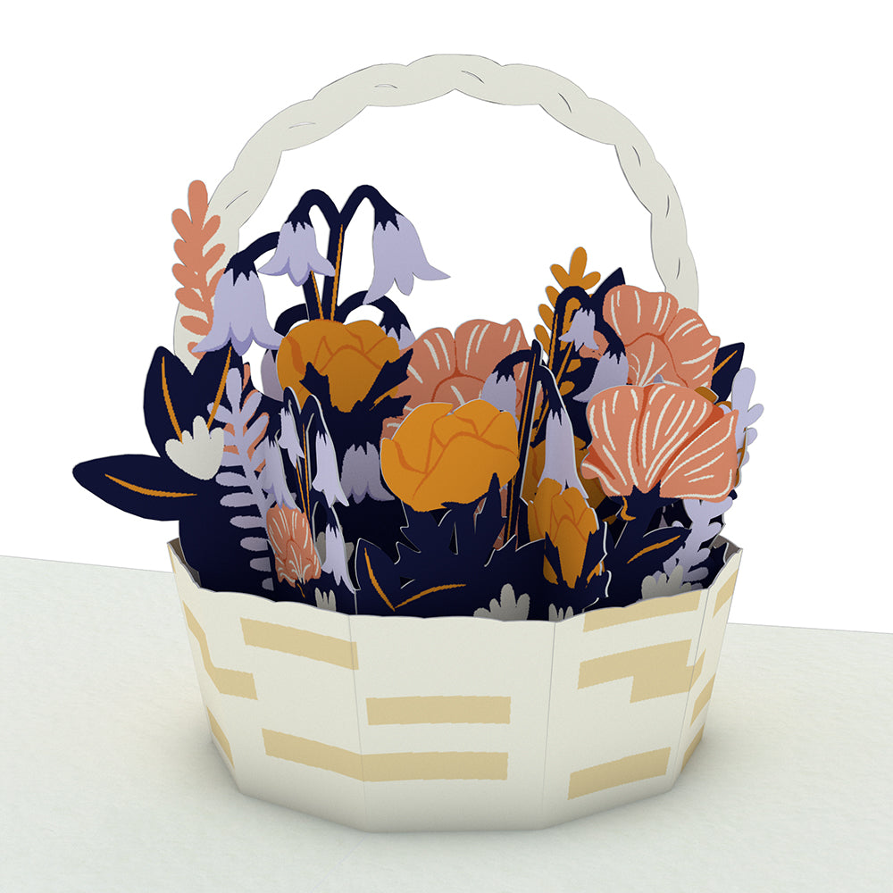 Thank You Flower Basket Cards | Flower Basket Thank You Cards | Lovepop