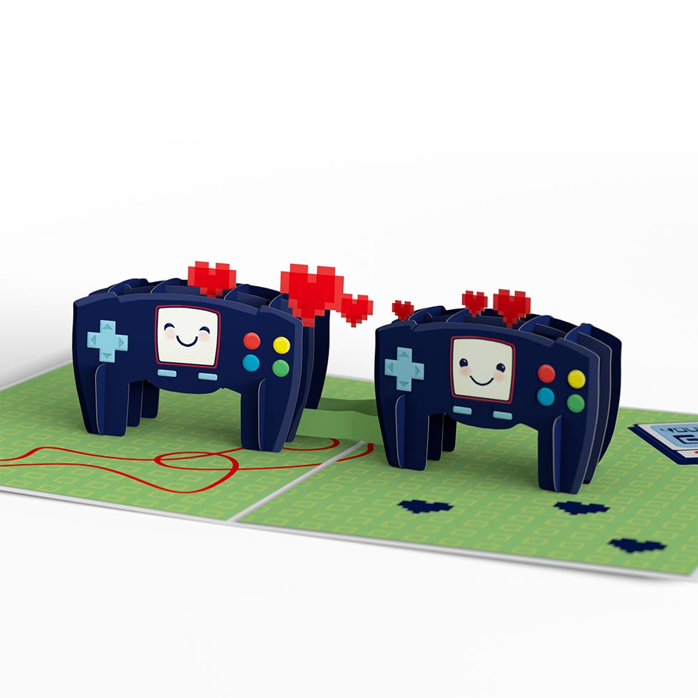 Gamer Valentine's Cards | Gamer Love Pop-Up Card | Lovepop